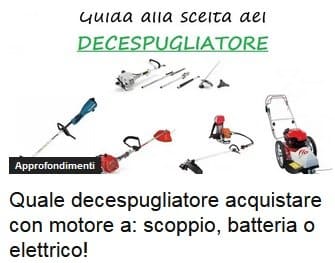 scelta decespugliatore – Un Orso in Campagna